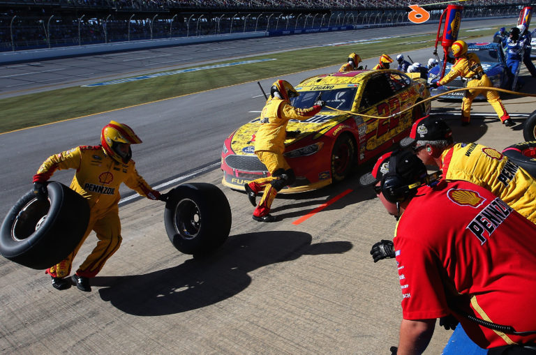 Joey Logano won the 48th Annual Hellmann’s 500 at Talladega Superspeedway