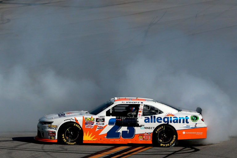 Spencer Gallagher won at Talladega Superspeedway for his 1st NASCAR ...