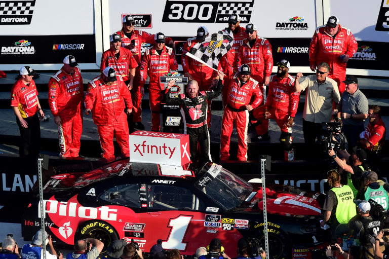 Michael Annett won the NASCAR Xfinity Series 38th Annual NASCAR Racing ...