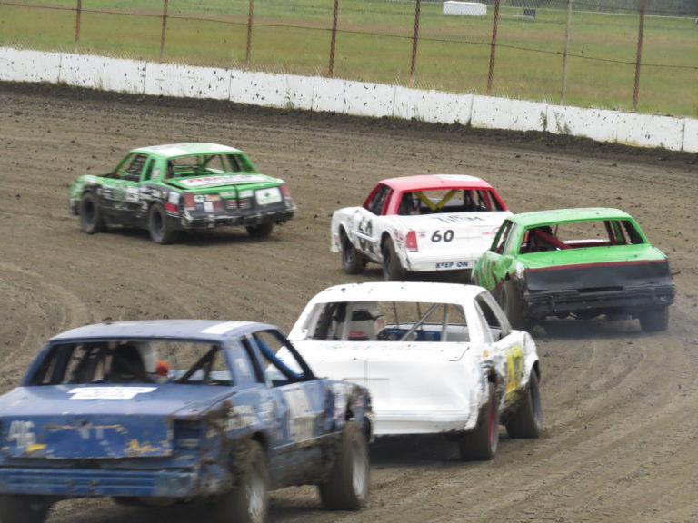 Dirt Oval Racing at Central Alberta Raceways