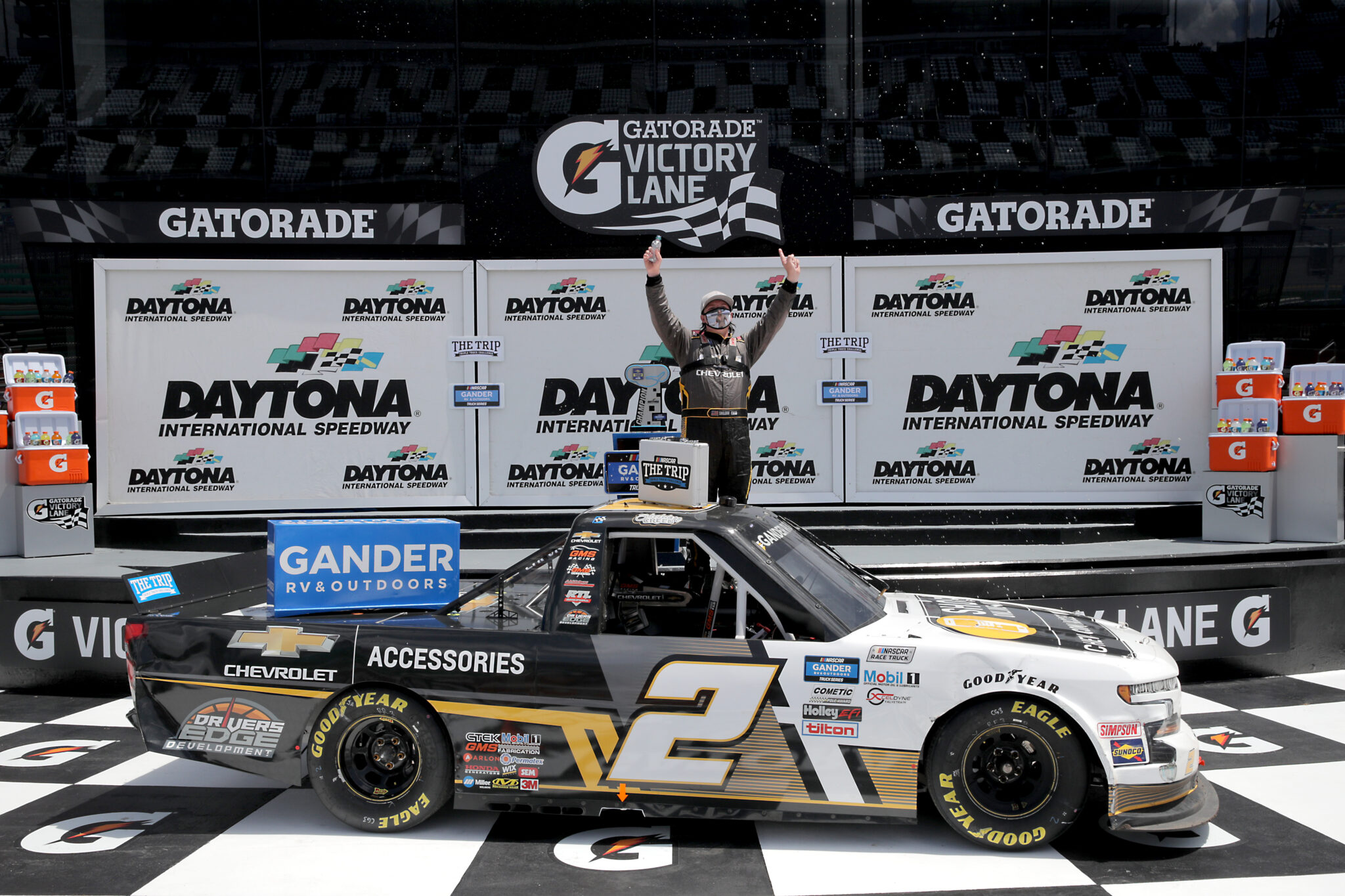Sheldon Creed won the NASCAR Gander RV & Outdoors Truck Series ...