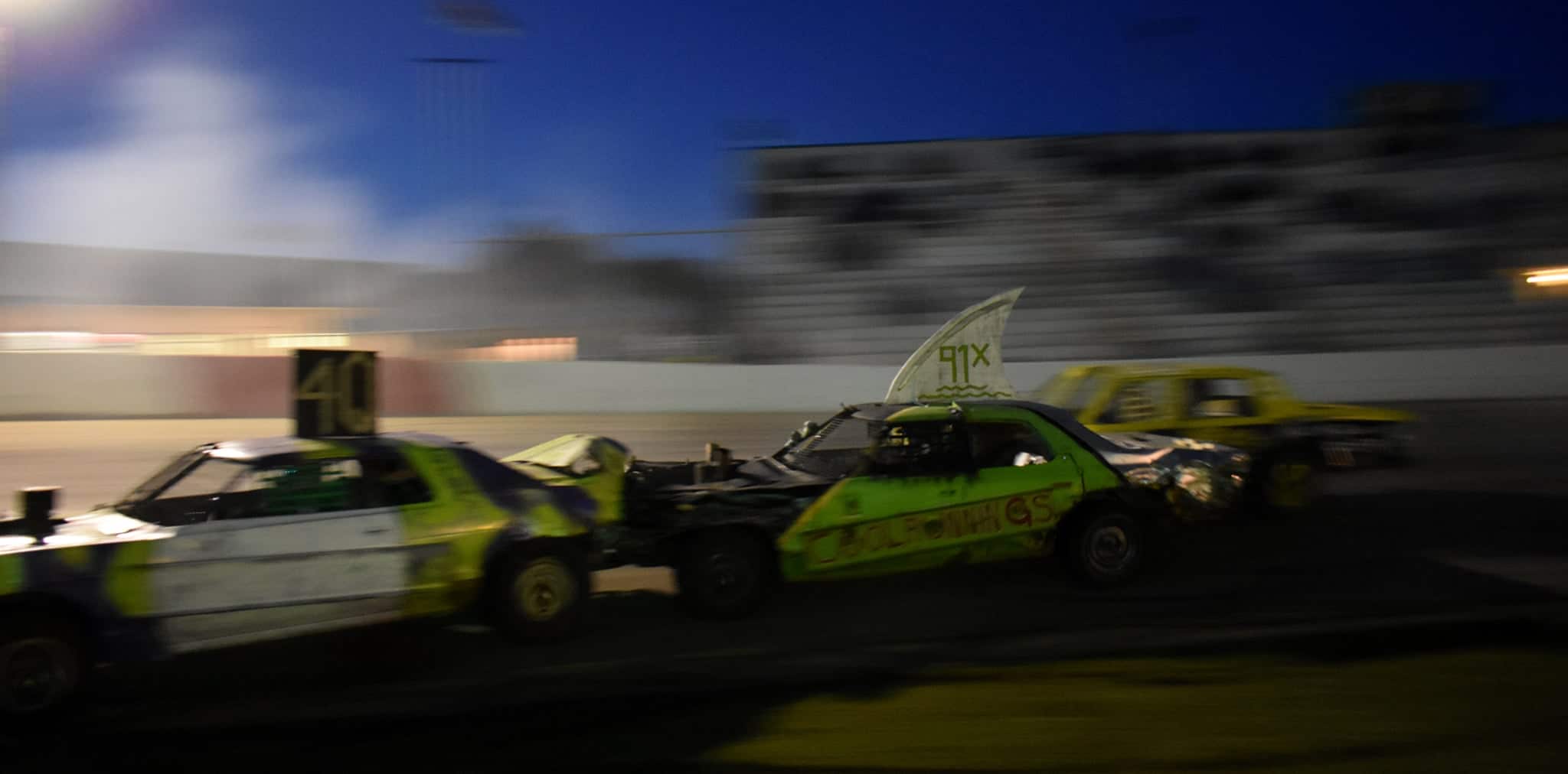 HIT TO PASS AT EDMONTON INTERNATIONAL RACEWAY SATURDAY JULY 10