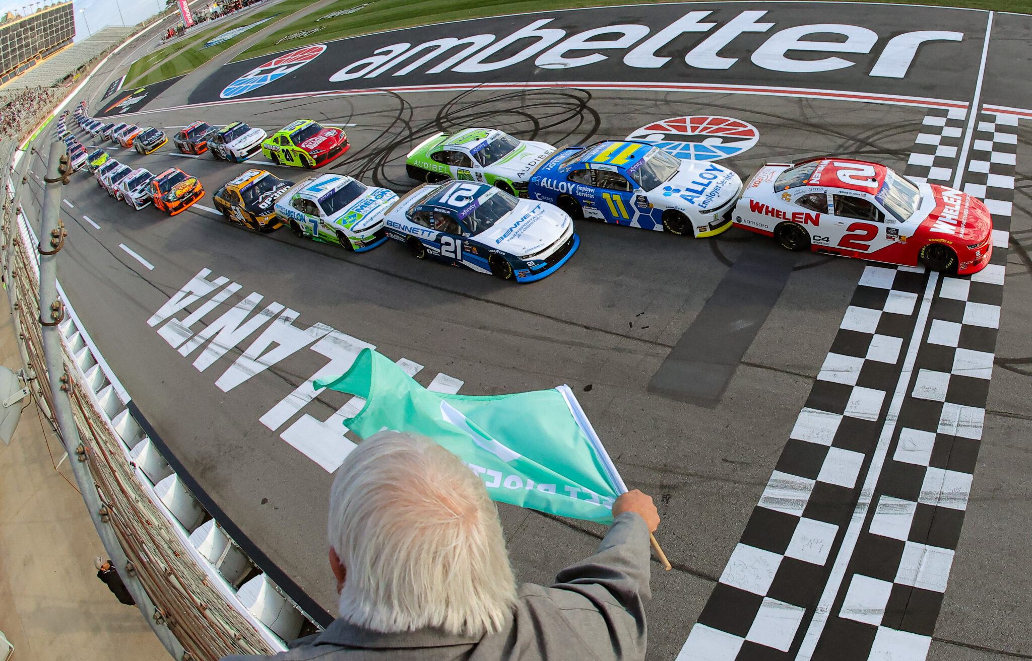 Austin Hill won the NASCAR Xfinity Series Bennett Transportation ...