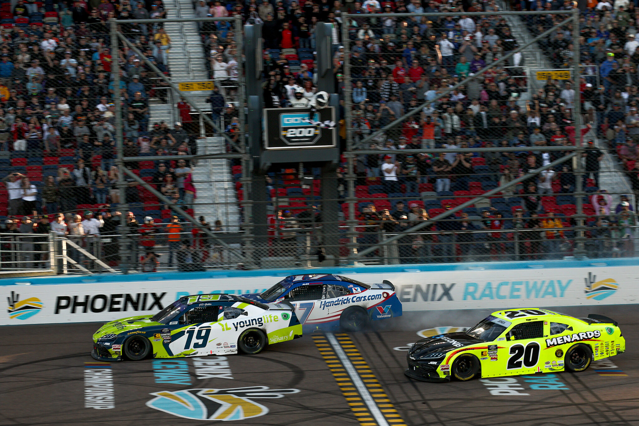 Aric Almirola won the NASCAR Xfinity Series GOVX 200 at Phoenix Raceway